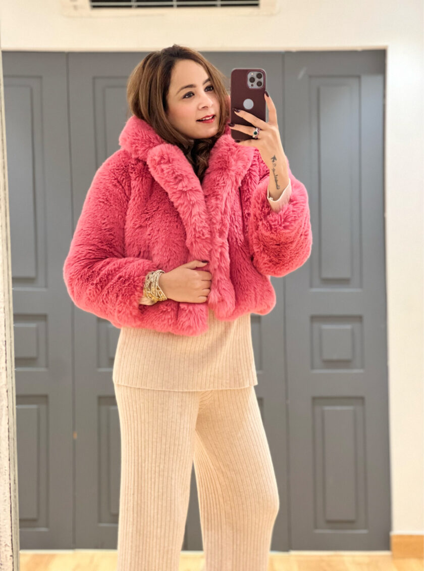 Lobo Faux Fur Jacket - wanderlustbysahiba.co.in